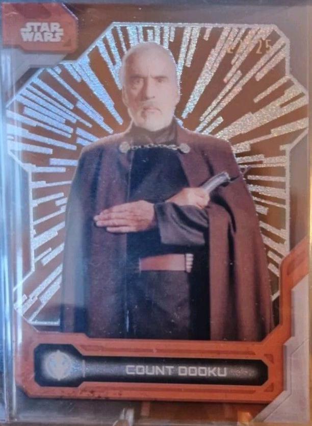 Count Dooku [Hyperspace Orange] #25 Prices | Star Wars 2024 Topps High ...