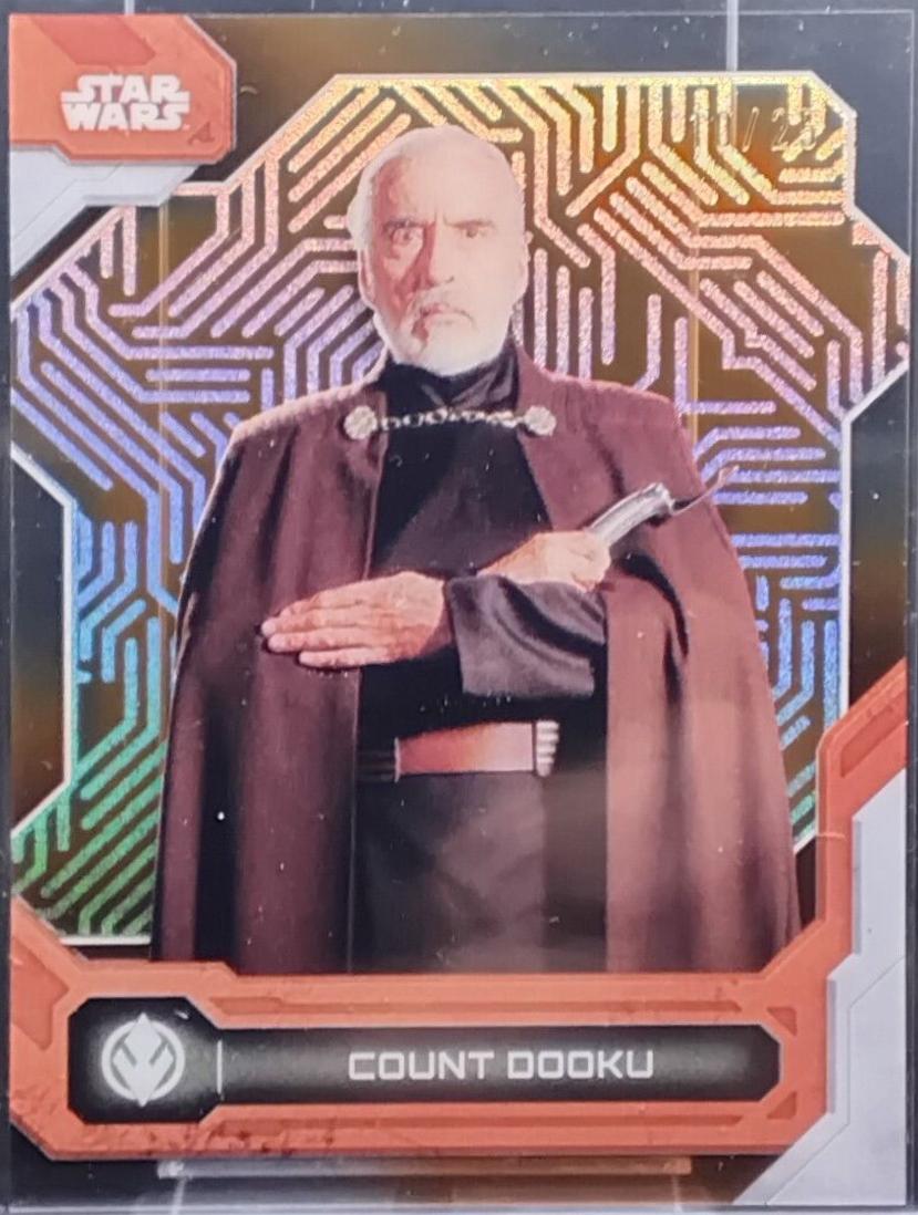 Count Dooku [Throne Room Orange] #25 Prices | Star Wars 2024 Topps High ...