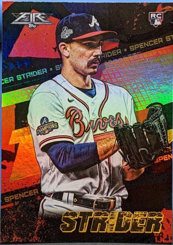 Spencer Strider [Onyx] #32 Prices | 2022 Topps Fire | Baseball Cards