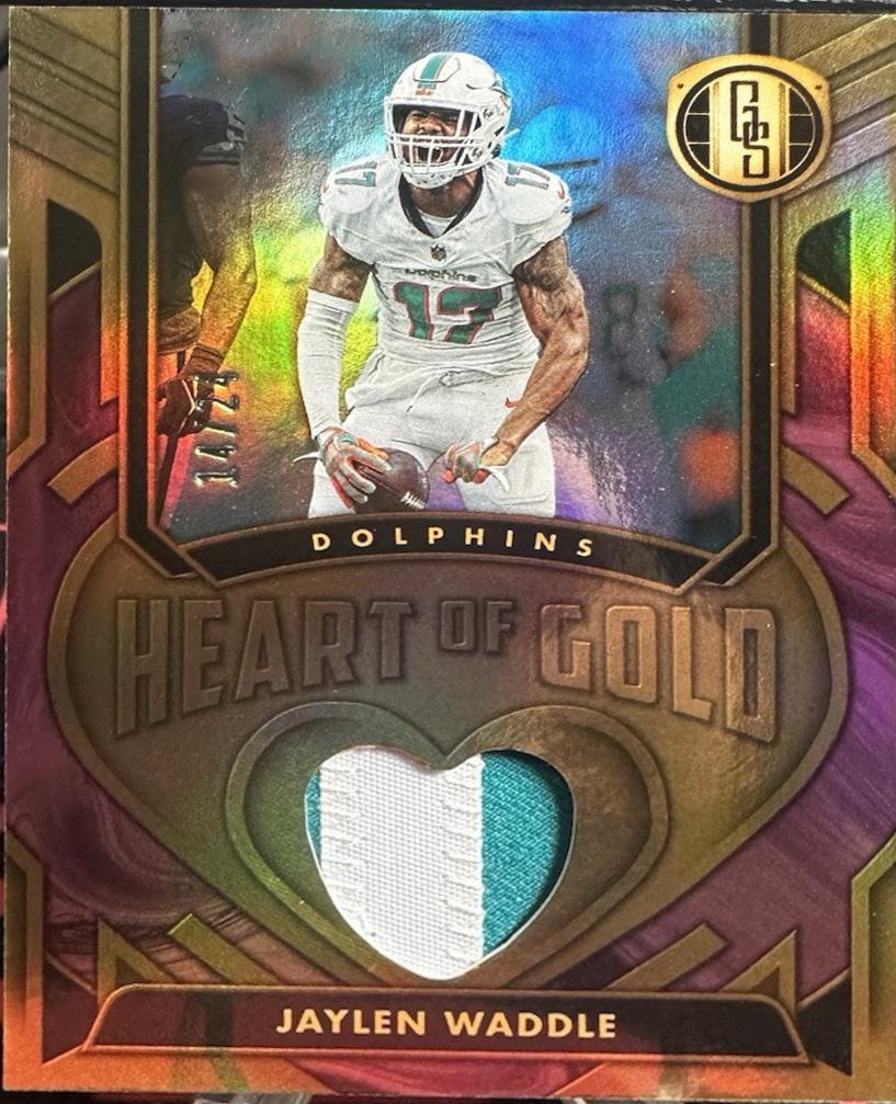 Jaylen Waddle [Rose Gold] #HOGT-JWE Prices | 2024 Panini Gold Standard ...