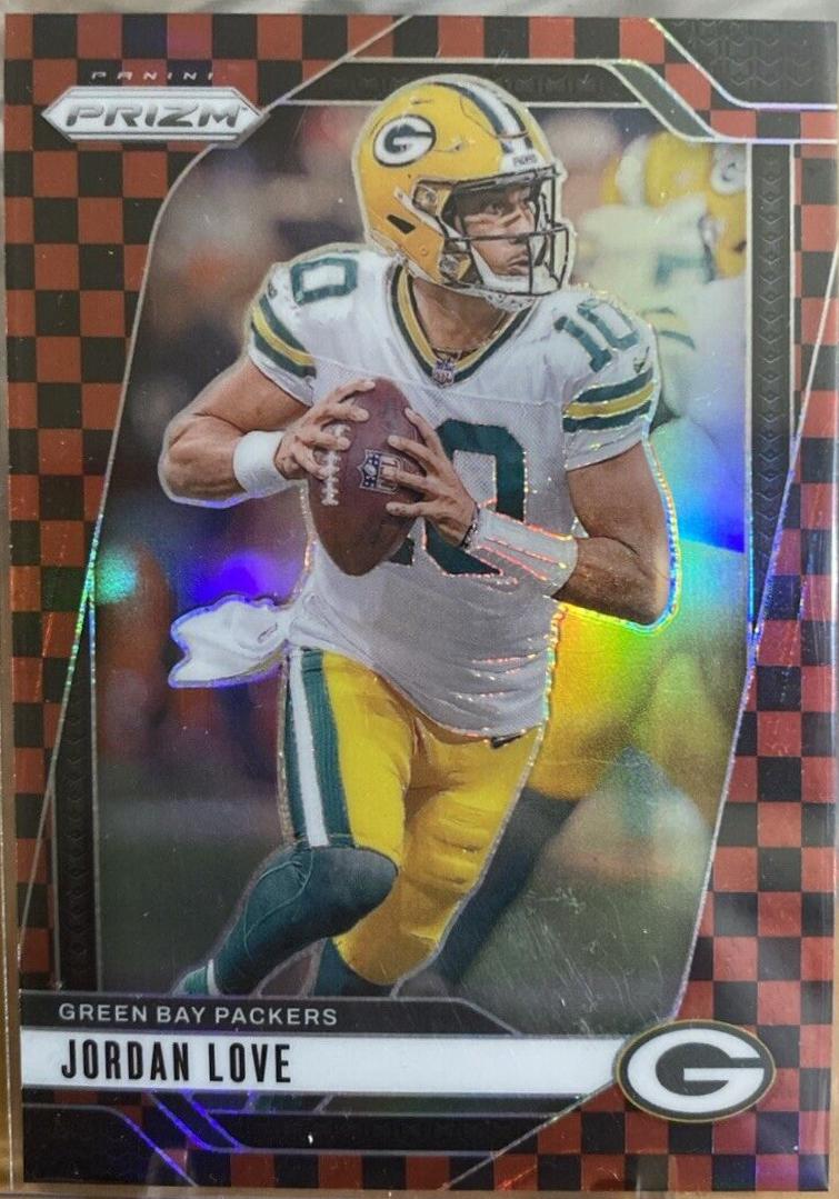 Jordan Love [Black Red Checker] #101 Prices | 2024 Panini Prizm ...