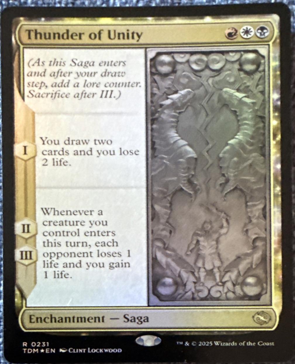 Thunder of Unity [Foil] #231 Prices | Magic Tarkir: Dragonstorm | Magic ...