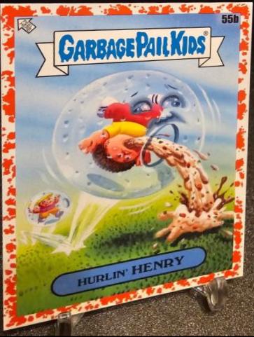 Hurlin' Henry [Red] #55b Prices | Garbage Pail Kids at Play | GPK Cards