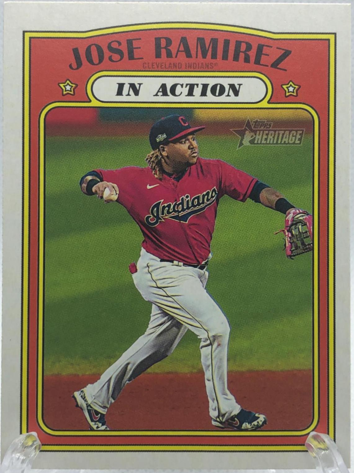 Jose Ramirez #298 Prices | 2021 Topps Heritage | Baseball Cards