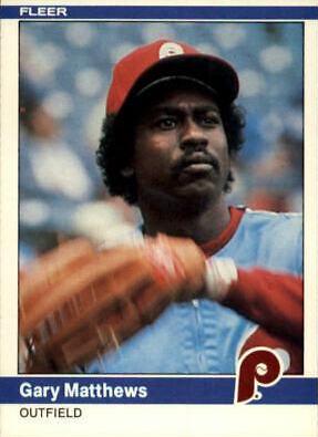 Gary Matthews #40 Prices | 1984 Fleer | Baseball Cards
