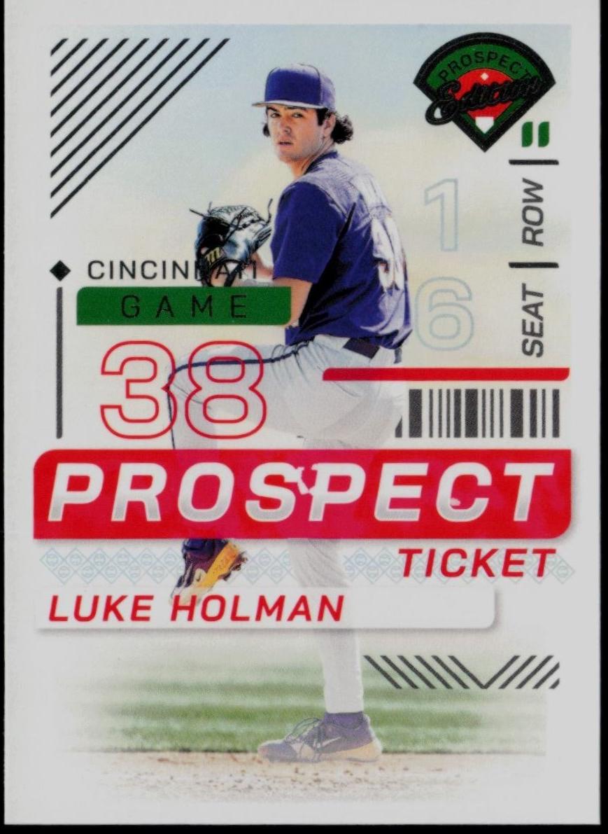 Luke Holman #30 Prices | 2024 Panini Prospect Edition | Baseball Cards