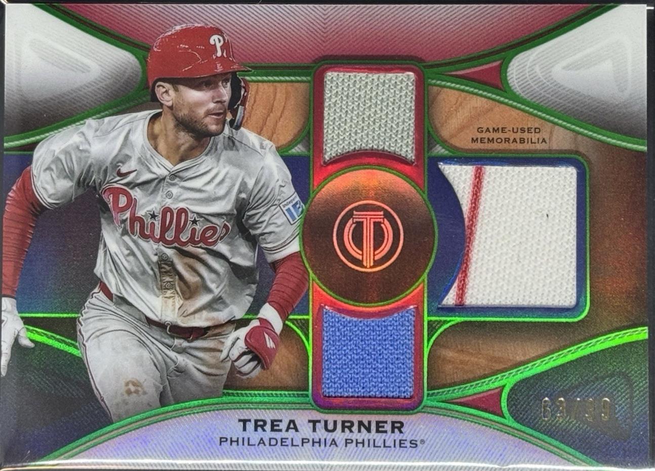 Trea Turner #TTR-TT Prices | 2025 Topps Tribute Triple Relic | Baseball ...