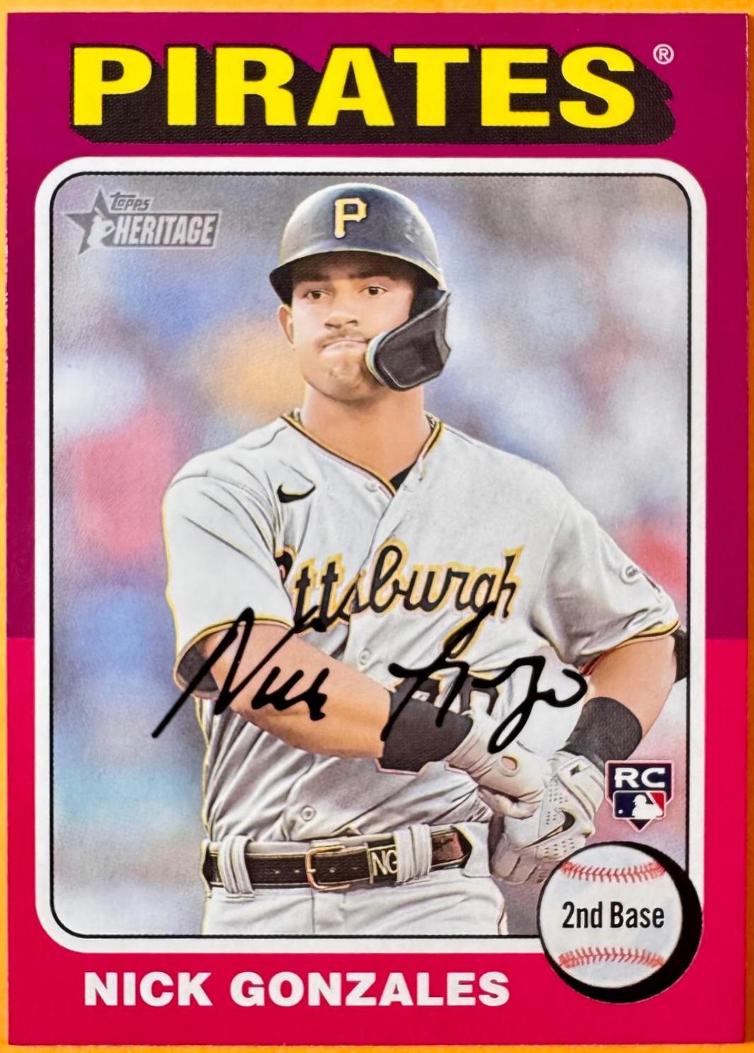 Nick Gonzales #318 Prices [Rookie] | 2024 Topps Heritage | Baseball Cards