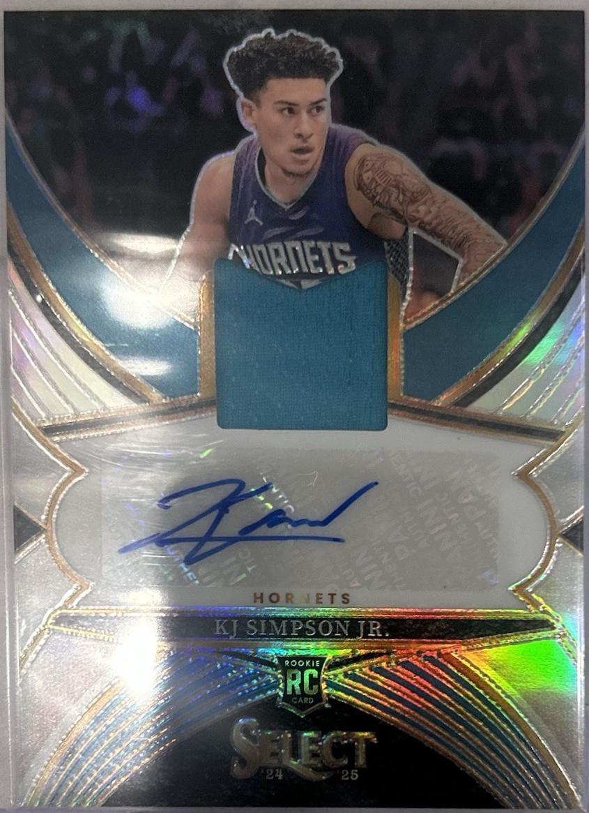 KJ Simpson Jr. #21 Prices | 2024 Panini Select Rookie Signature ...