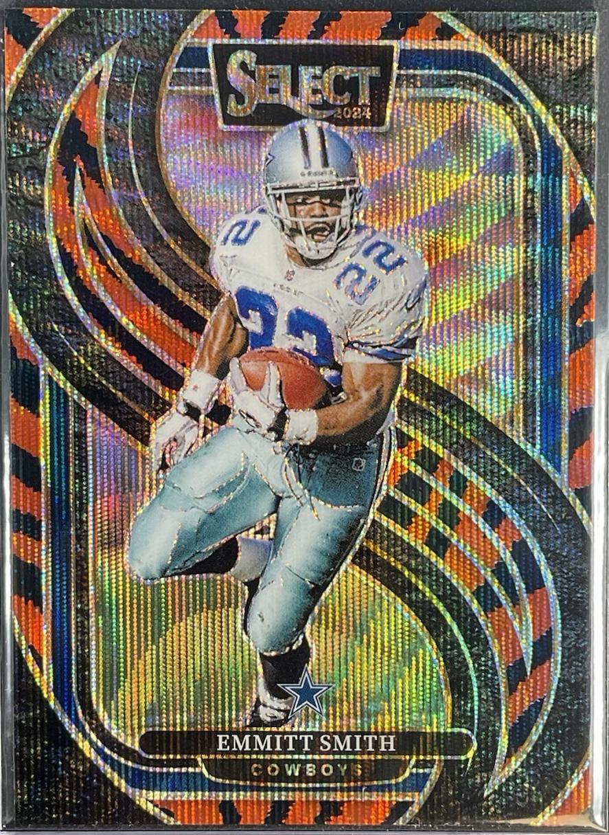 Emmitt Smith [Tiger Prizm] #155 Prices | 2024 Panini Select | Football ...