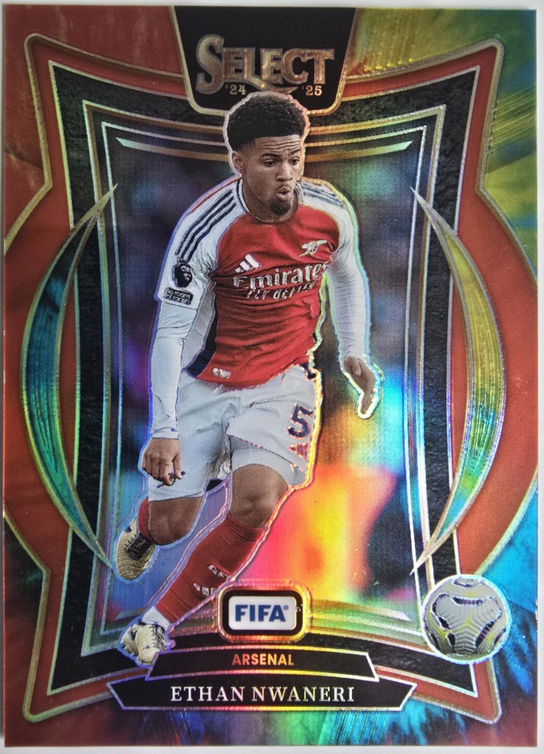 Ethan Nwaneri [Tie-Dye] #12 Prices | 2024 Panini Select FIFA | Soccer Cards