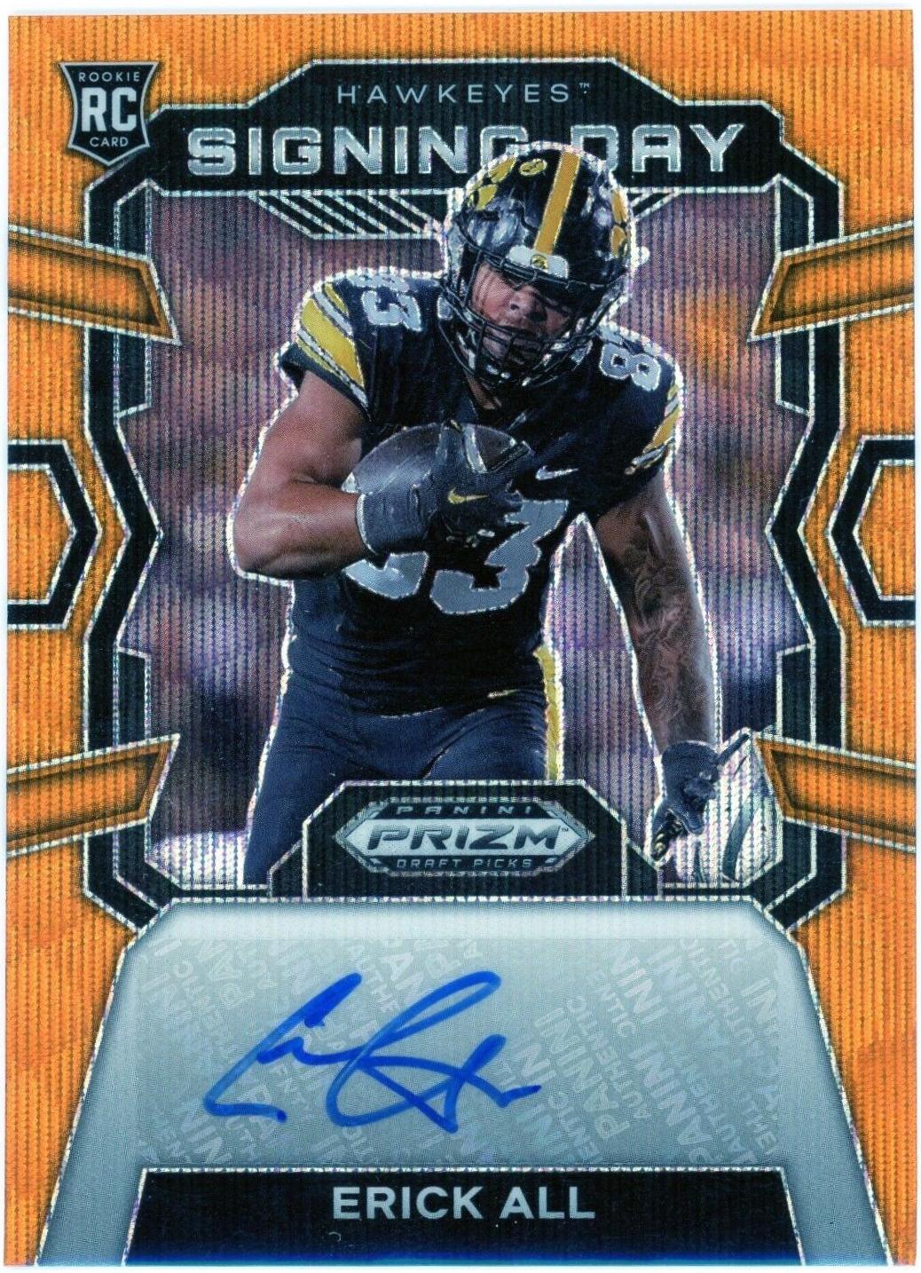Erick All [Orange Pulsar] #SD-EAL Prices | 2024 Panini Prizm Draft ...