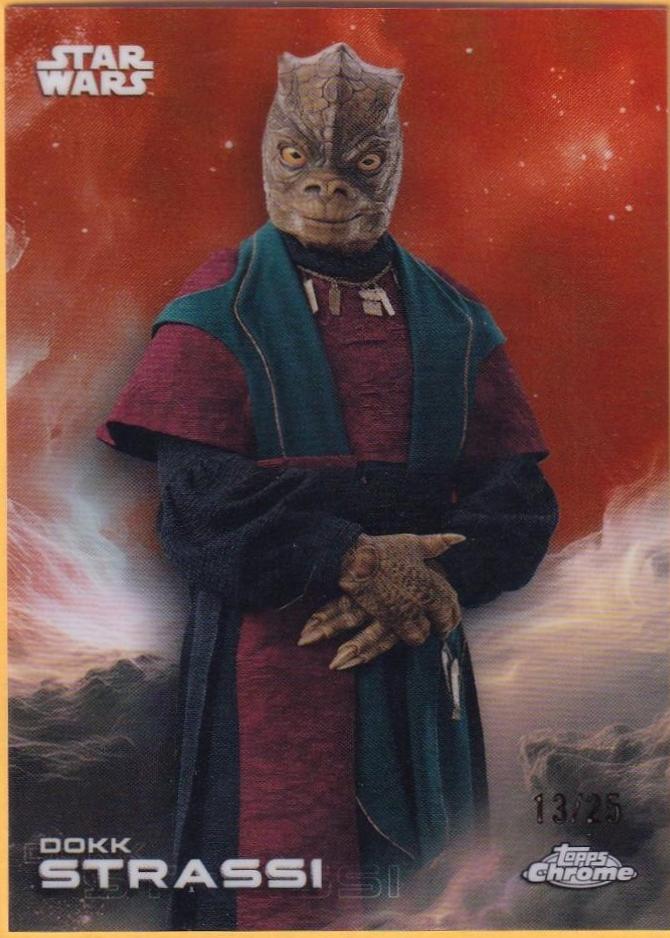 Dokk Strassi [Orange Orange] #114 Prices | Star Wars 2025 Topps Chrome ...