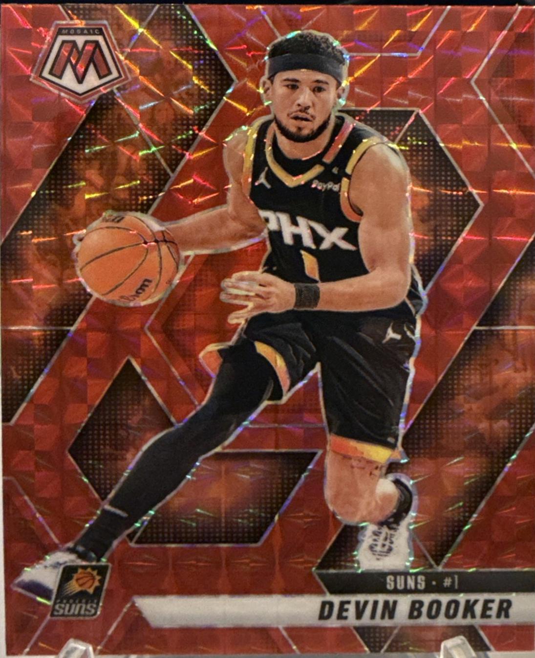 Devin Booker [Red] #200 Prices | 2024 Panini Mosaic | Basketball Cards