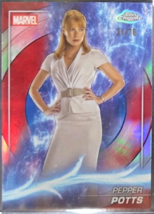 Pepper Potts [Captain America Refractor] #5 Prices | Marvel 2025 Topps ...
