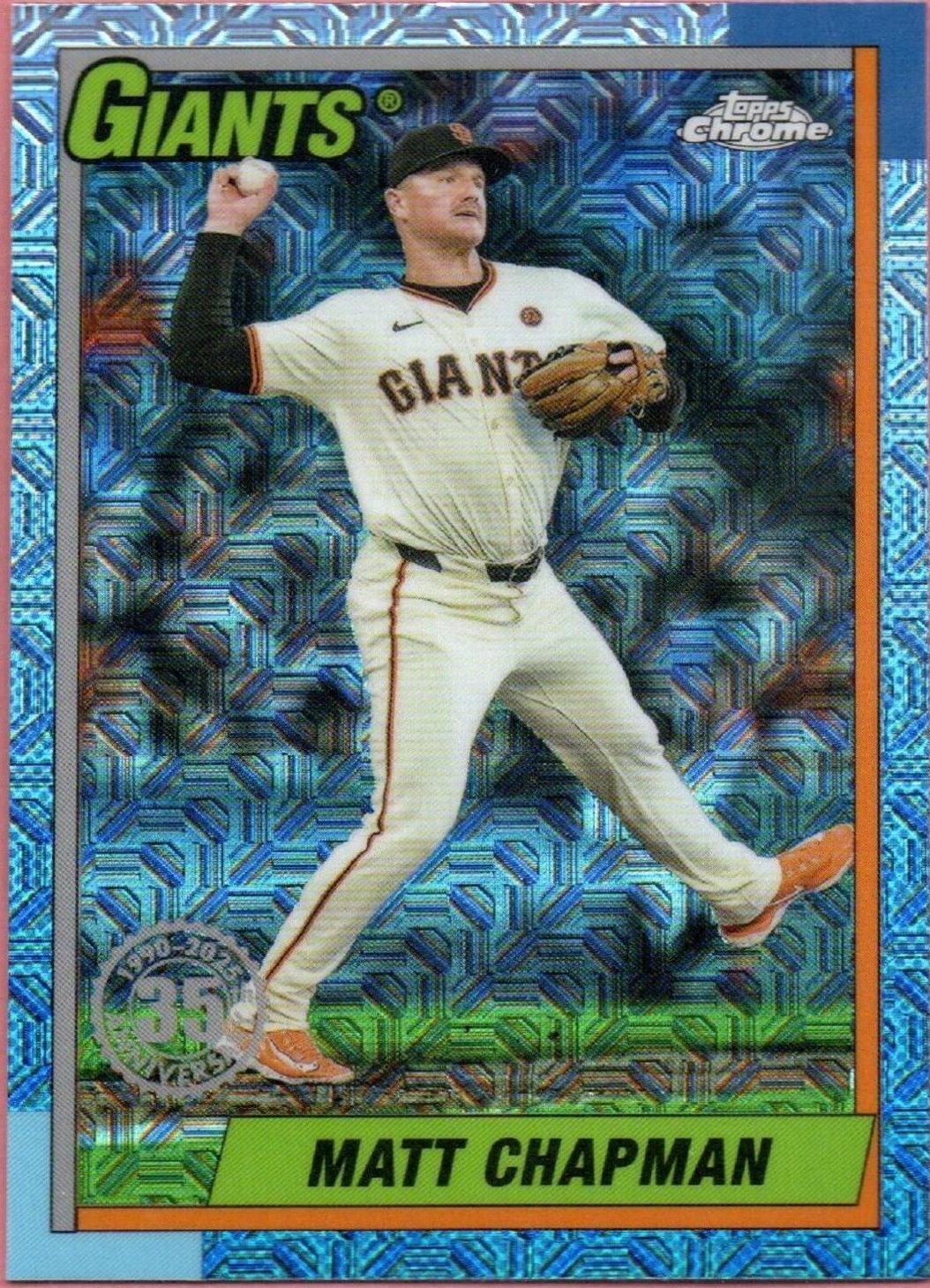 Matt Chapman #T90C-97 Prices | 2025 Topps 1990 Chrome | Baseball Cards