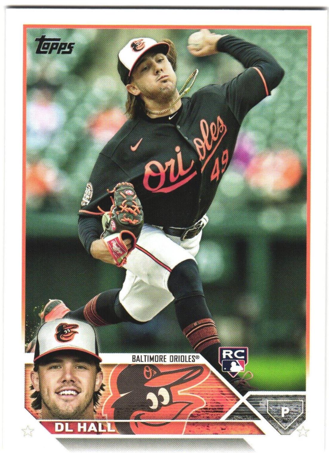 DL Hall #547 Prices [Rookie] | 2023 Topps | Baseball Cards
