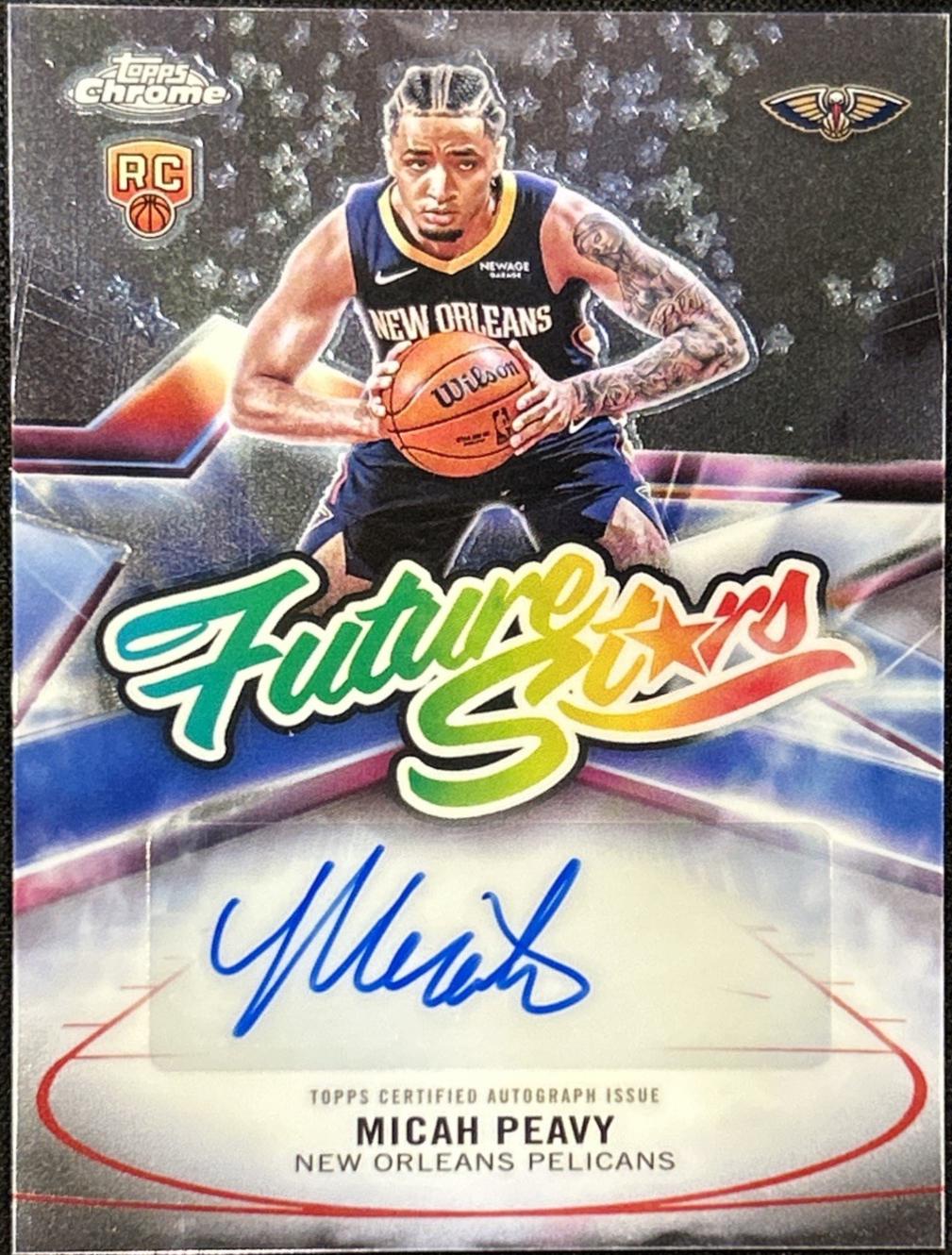 Micah Peavy #FS-MP Prices | 2025 Topps Chrome Future Stars Autograph ...