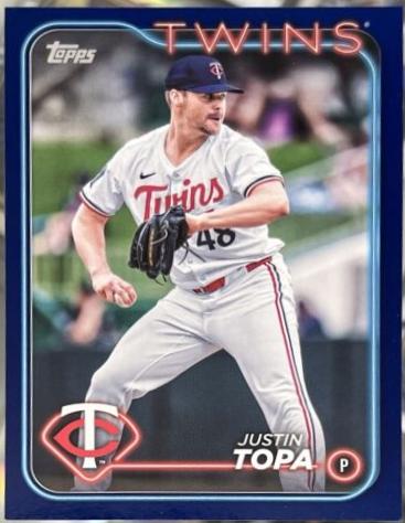 Justin Topa [Royal Blue] #US47 Prices | 2024 Topps Update | Baseball Cards