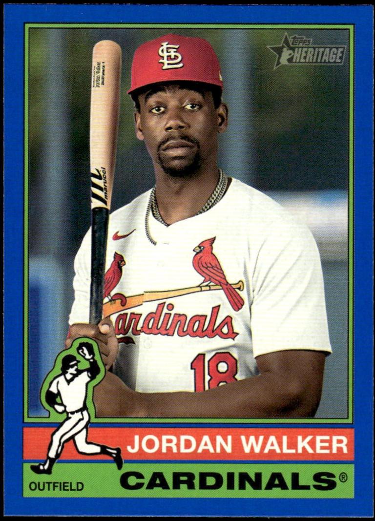 Jordan Walker [Dark Blue Border] #451 Prices | 2025 Topps Heritage ...