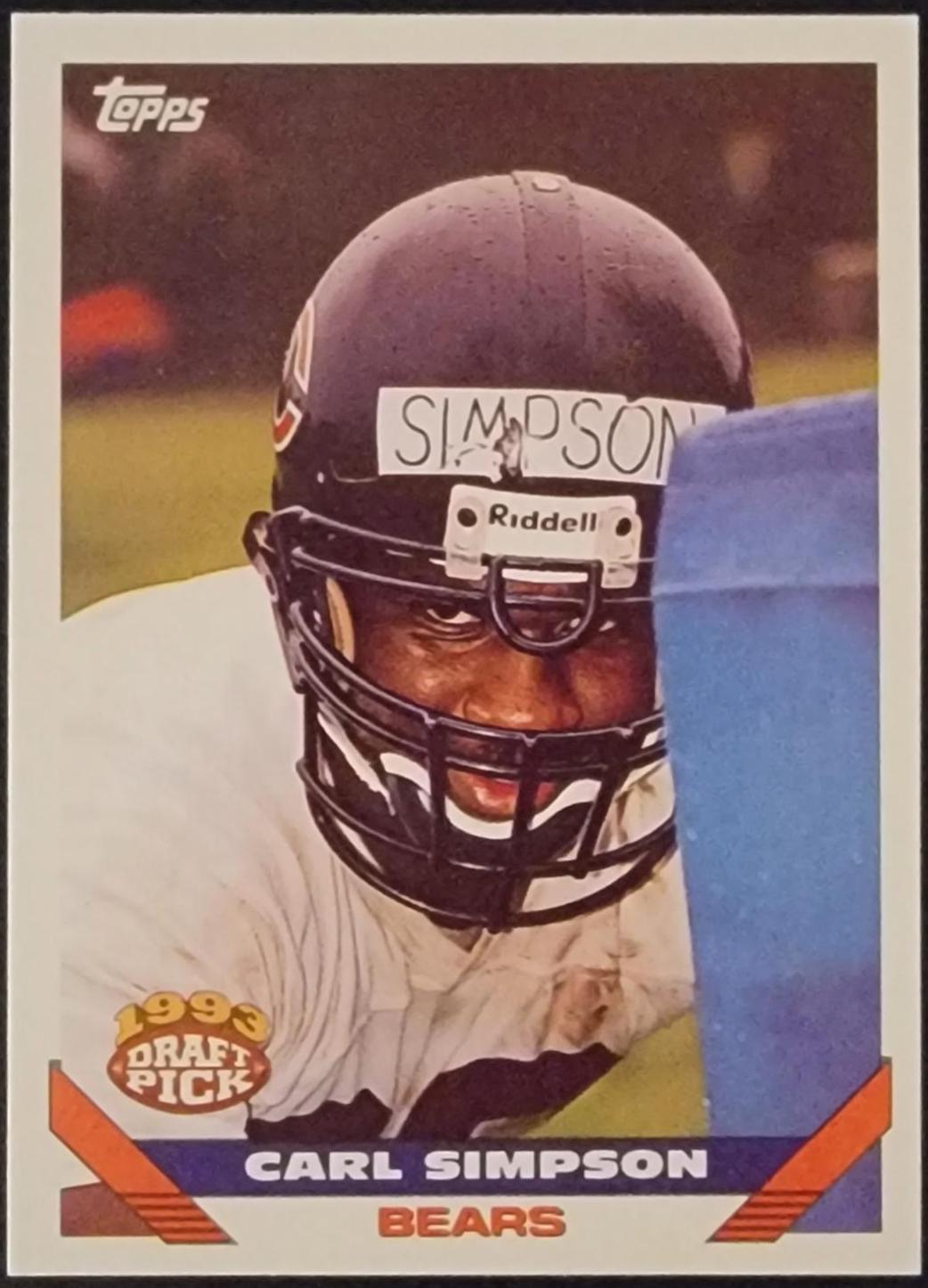 Carl Simpson #189 Prices | 1993 Topps | Football Cards