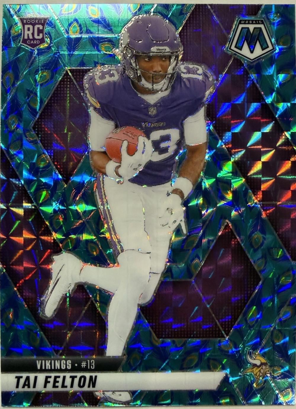Tai Felton [Mosaic Choice Peacock] #329 Prices | 2025 Panini Mosaic ...