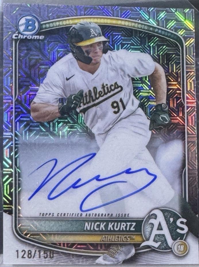 Nick Kurtz [HTA Choice] #CPA-NK Prices | 2025 Bowman Chrome Prospect ...