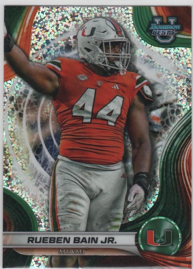 Rueben Bain Jr. [Speckle Refractor] #91 Prices | 2024 Bowman Best ...