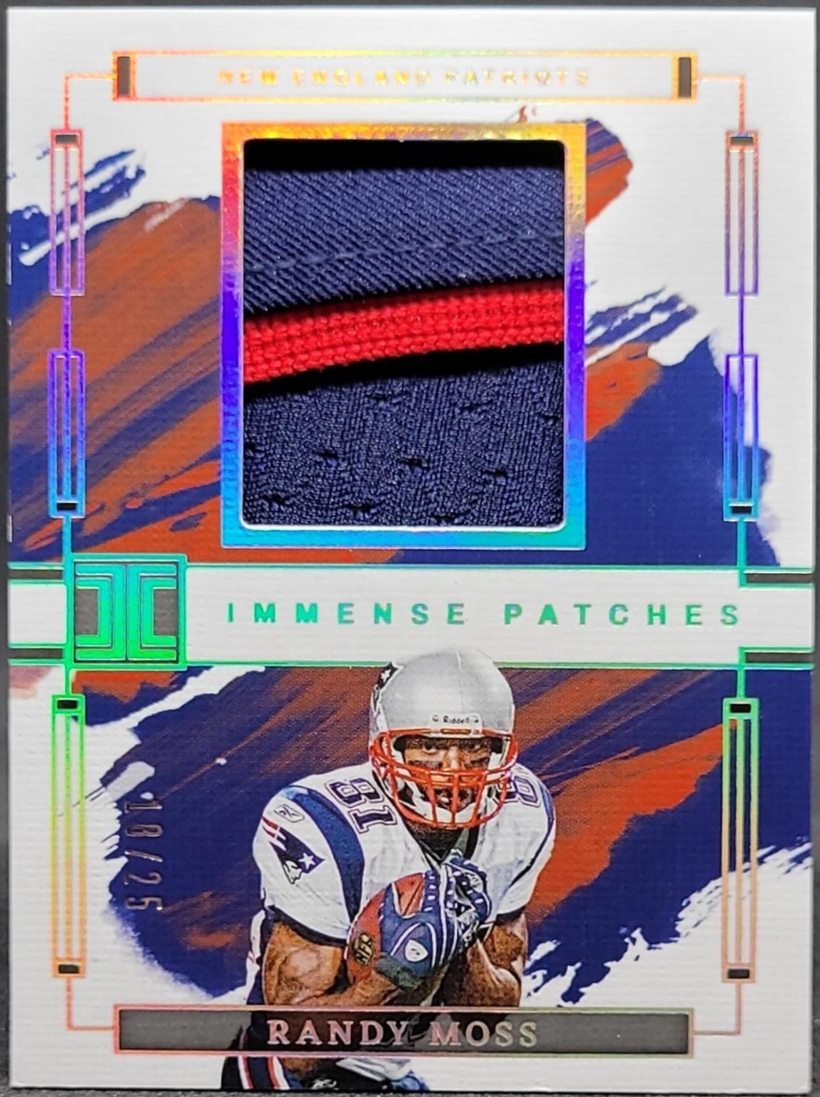 Randy Moss #20 Prices | 2024 Panini Impeccable Immense Patch | Football ...