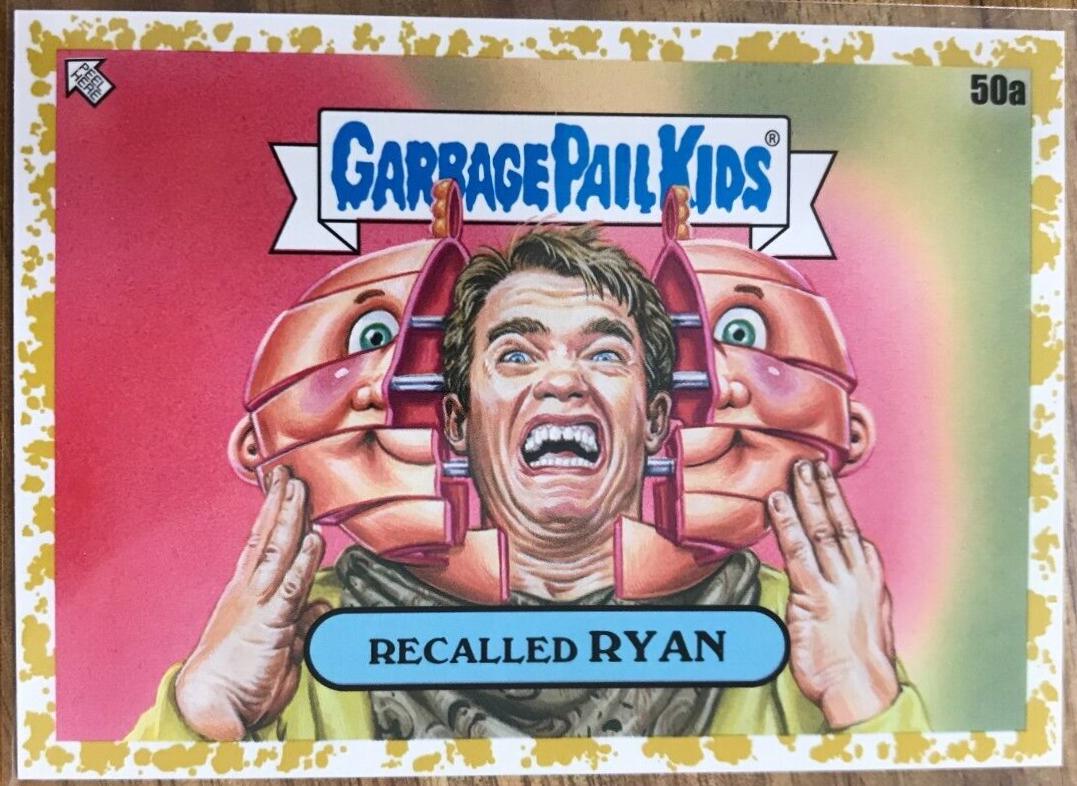 Recalled Ryan [Gold] #50a Prices | Garbage Pail Kids Intergoolactic ...