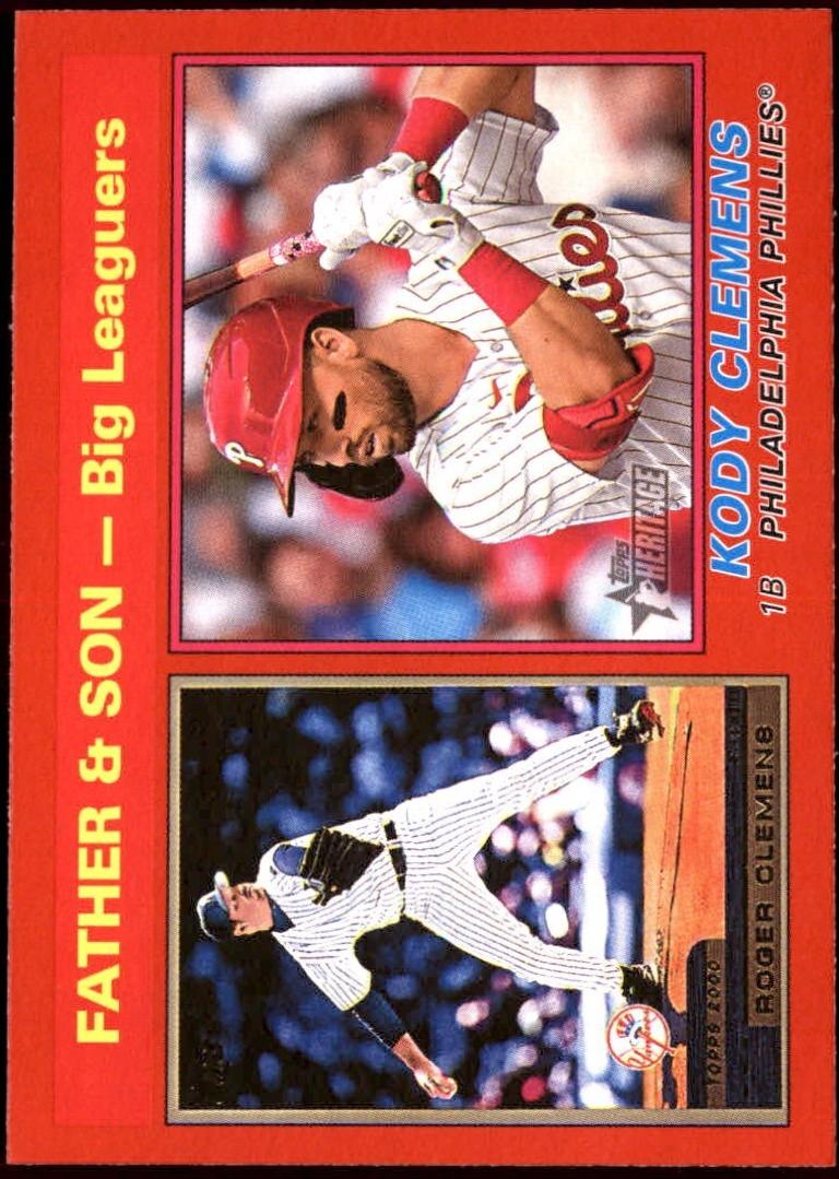 Roger Clemens [Red Chrome Variation] #67 Prices | 2025 Topps Heritage ...