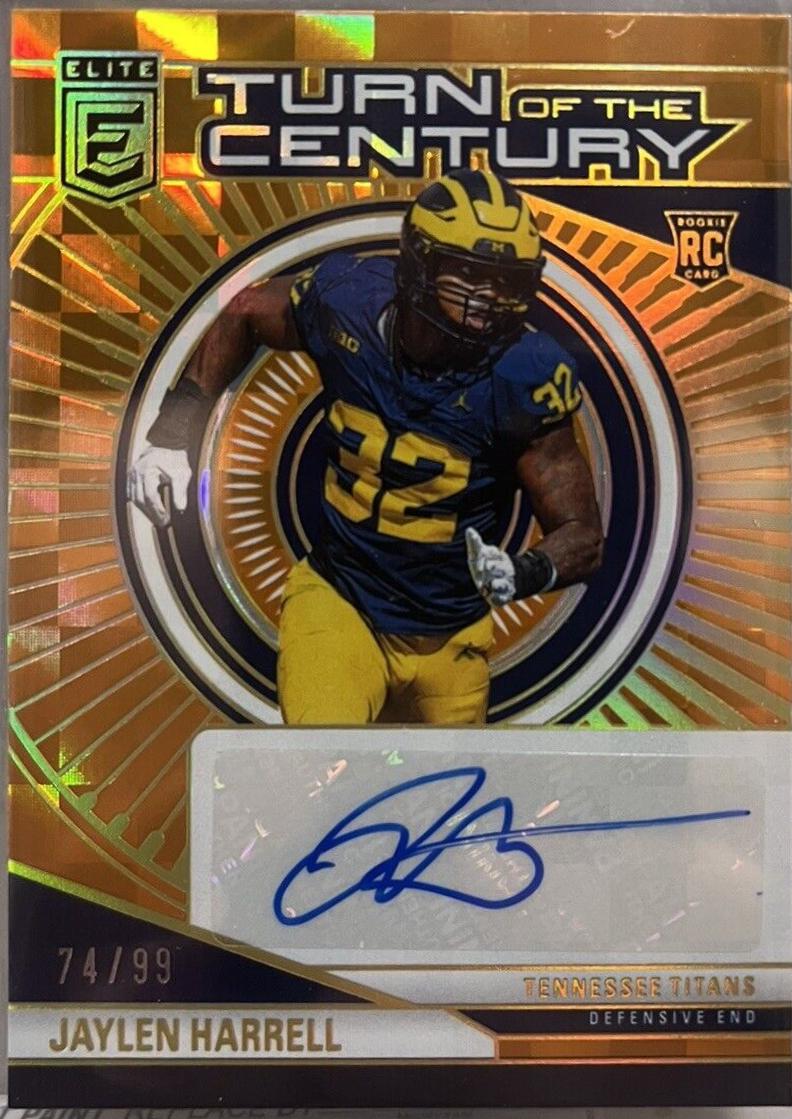 Jaylen Harrell [Orange] #TCA-JHA Prices | 2024 Panini Donruss Elite ...