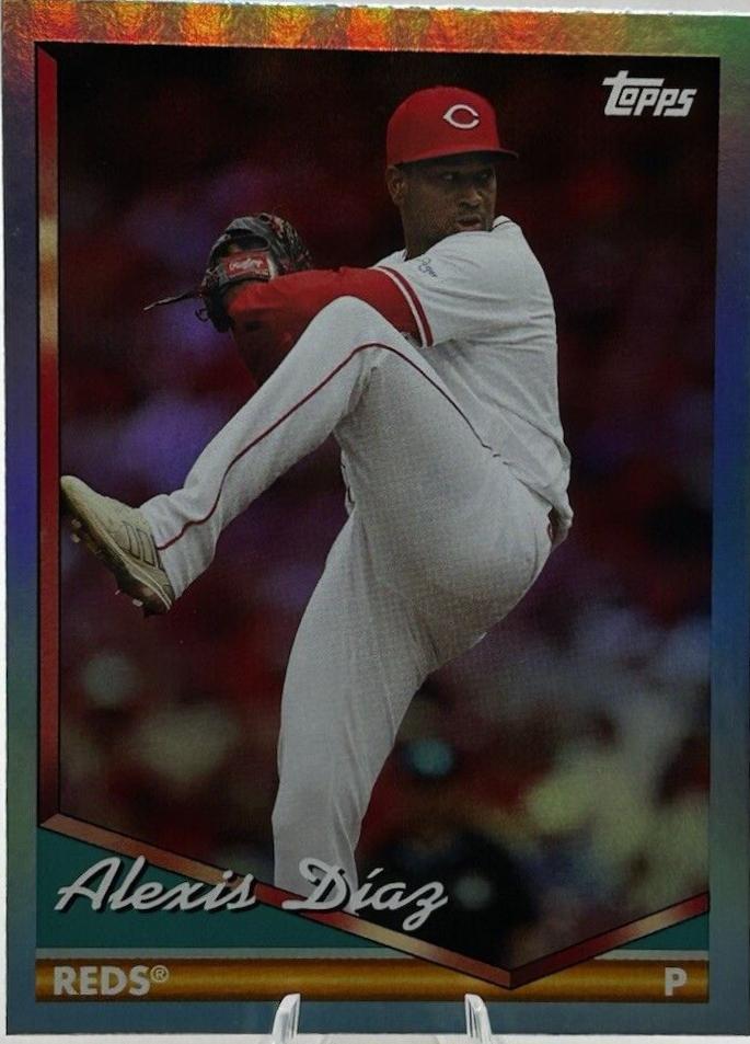 Alexis Diaz [Blue Foilboard] #297 Prices | 2024 Topps Archives ...