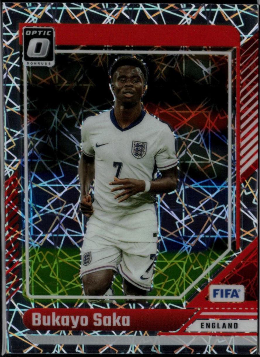 Bukayo Saka [Velocity Optic] #54 Prices | 2024 Panini Donruss | Soccer ...