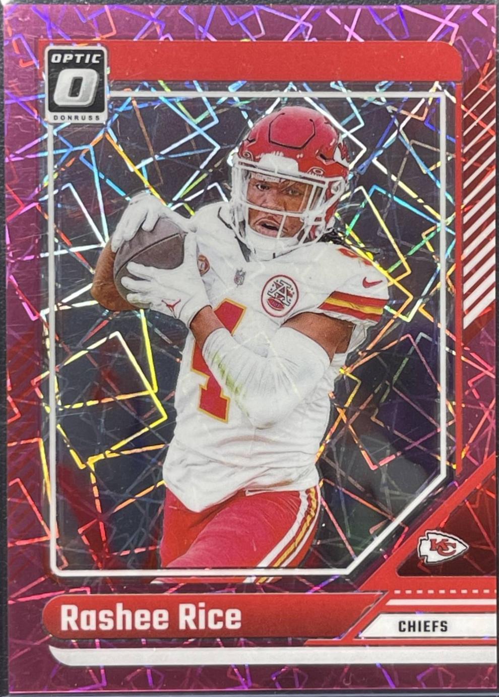 Rashee Rice [Pink Velocity] #97 Prices | 2024 Panini Donruss Optic ...