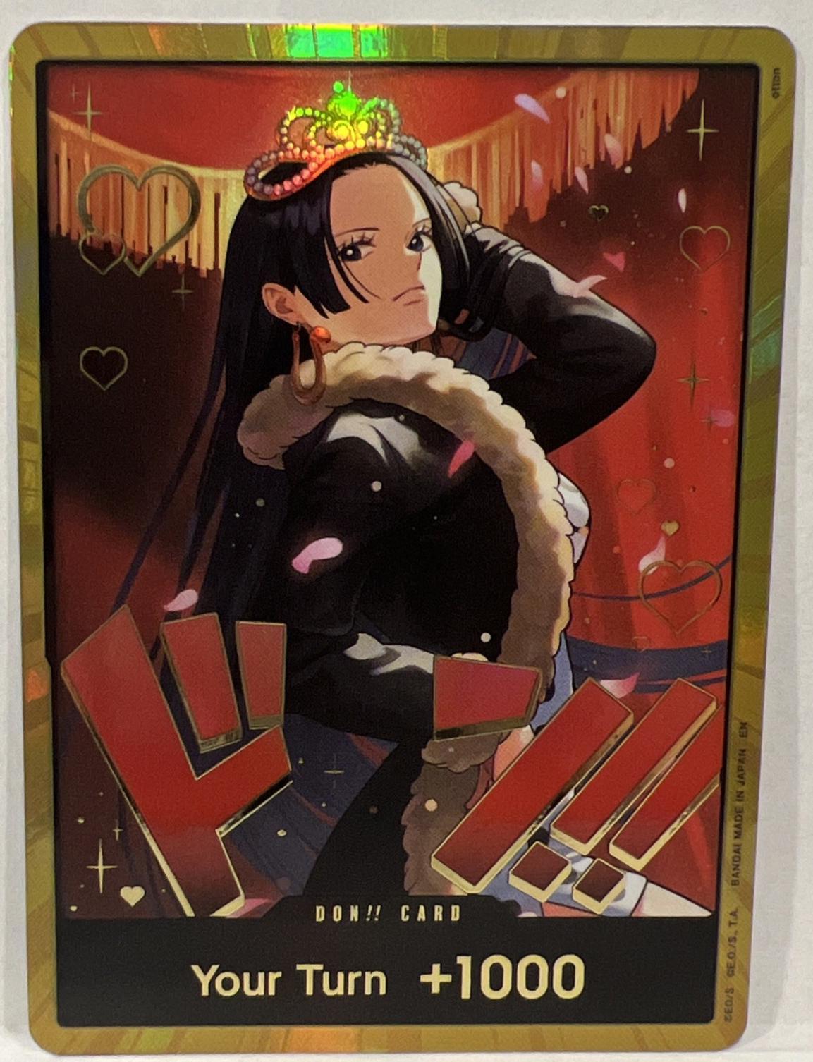 DON!! Card [Boa Hancock Gold] Prices | One Piece Extra Booster Heroines ...