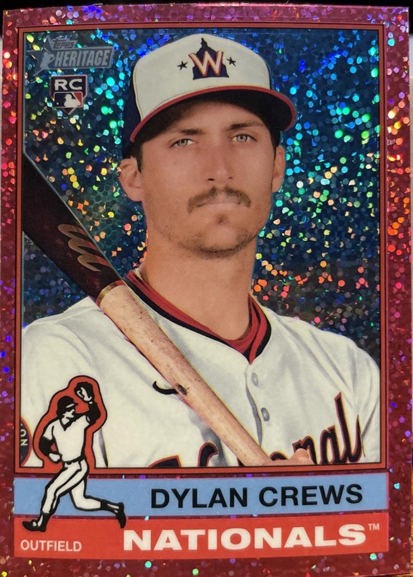 Dylan Crews [Pink Sparkle] #247 Prices | 2025 Topps Heritage | Baseball ...