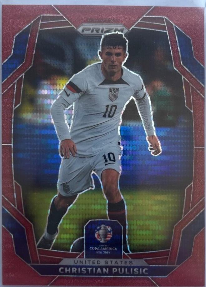 Christian Pulisic [Red Pulsar] #150 Prices | 2024 Panini Prizm Copa ...