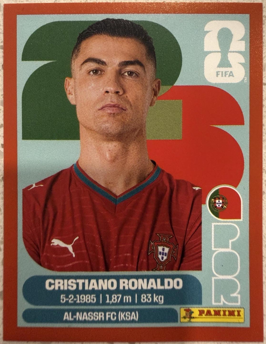 Cristiano Ronaldo [Red] #POR15 Prices | 2026 Panini FIFA World Cup ...