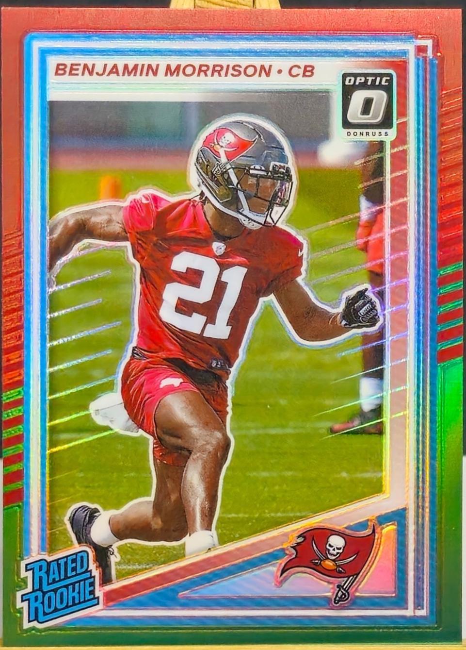 Benjamin Morrison [Red Green Optic Preview] #361 Prices | 2025 Panini ...