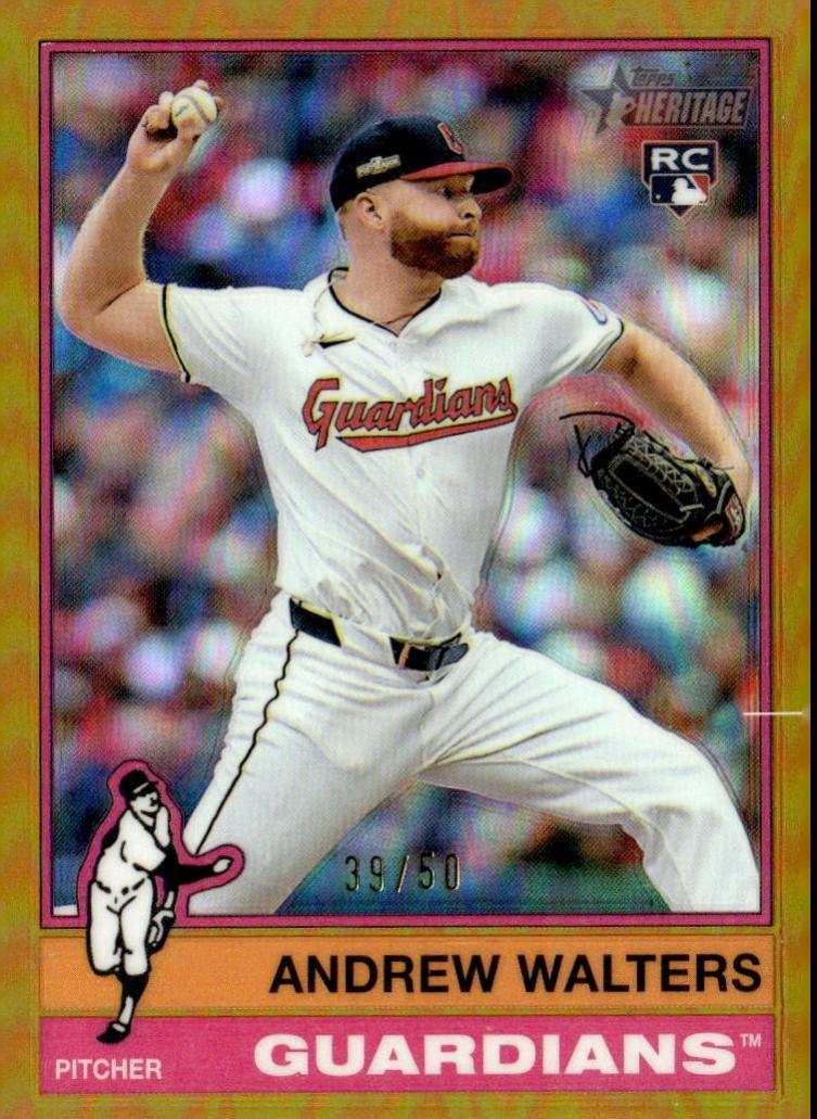 Andrew Walters [Gold Chrome] #484 Prices | 2025 Topps Heritage ...