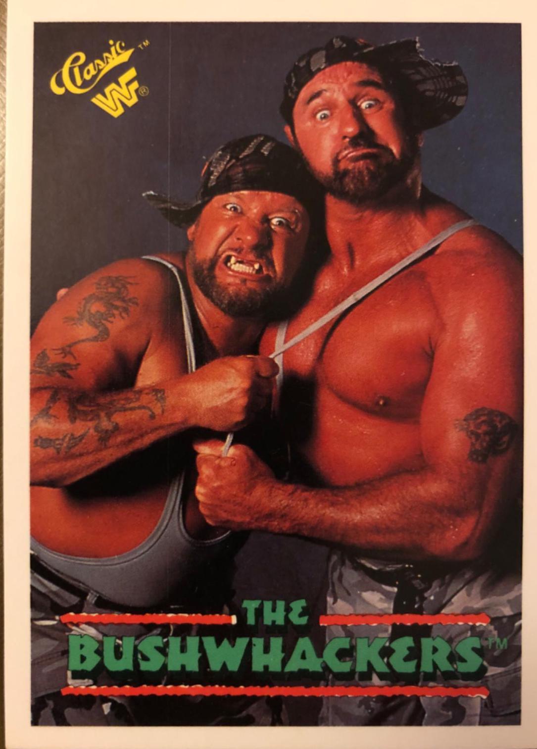 Bushwhackers #148 Prices | 1990 Classic WWF The History of Wrestlemania ...
