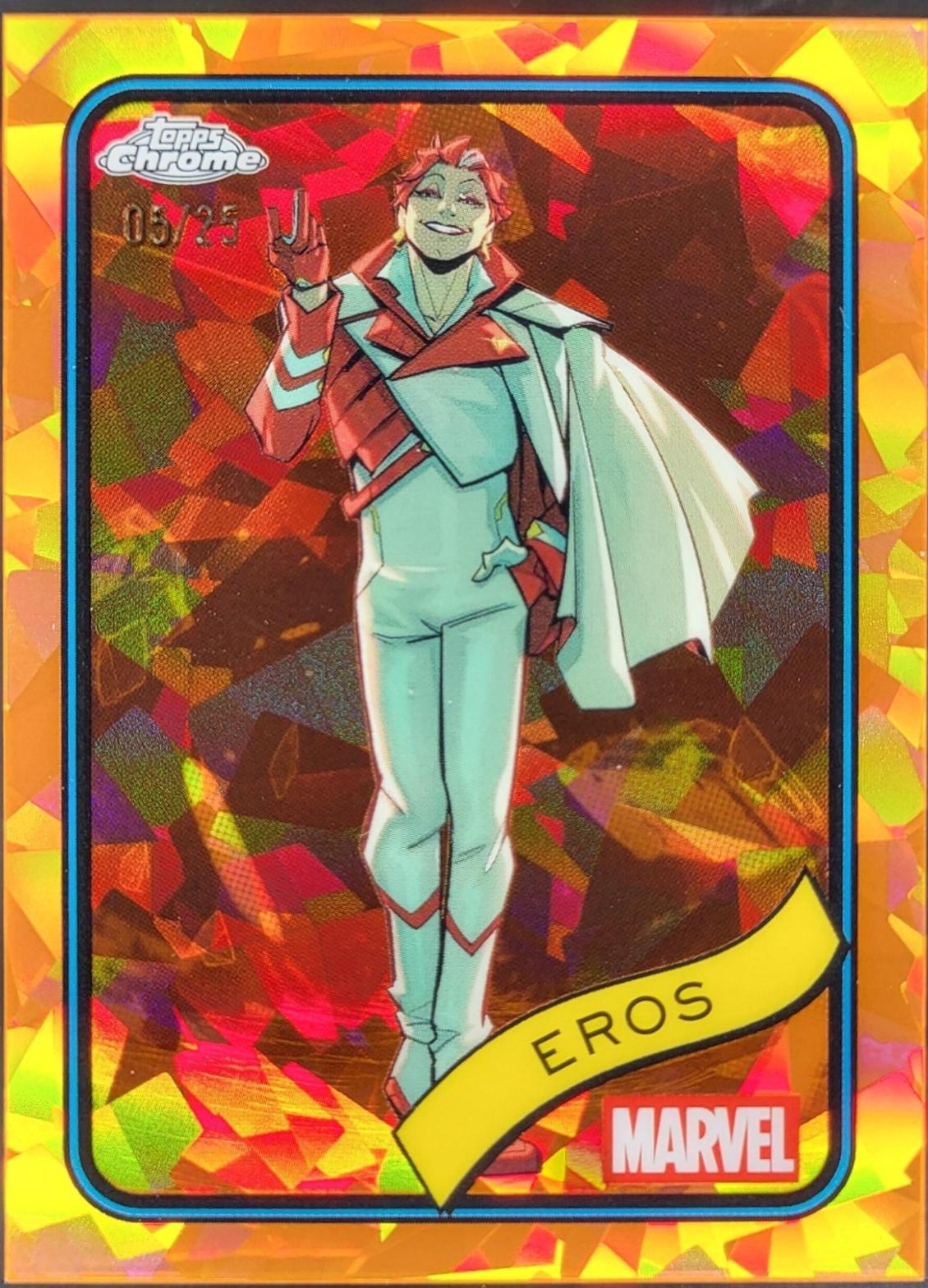 Eros [Orange Sapphire] #3 Prices | Marvel 2025 Topps Chrome | Marvel Cards