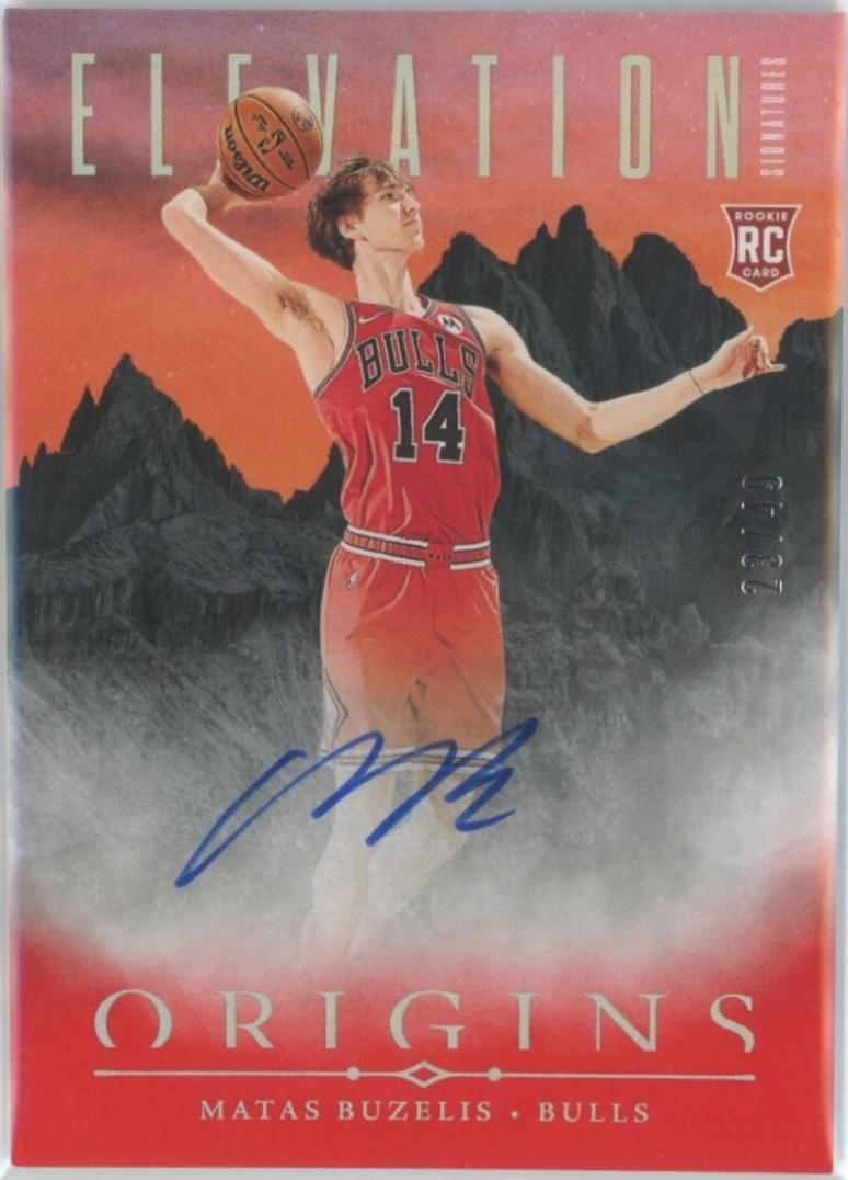 Matas Buzelis [Red] #ES-BUZ Prices | 2024 Panini Origins Elevation ...