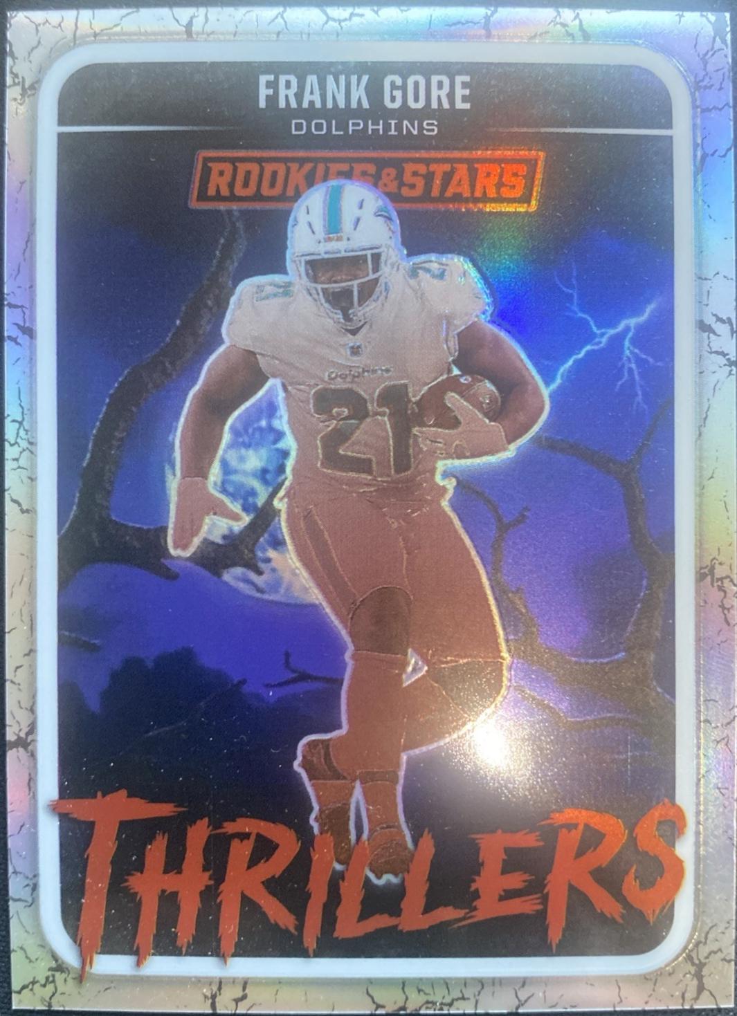 Frank Gore #8 Prices | 2025 Panini Rookies & Stars Thrillers | Football ...