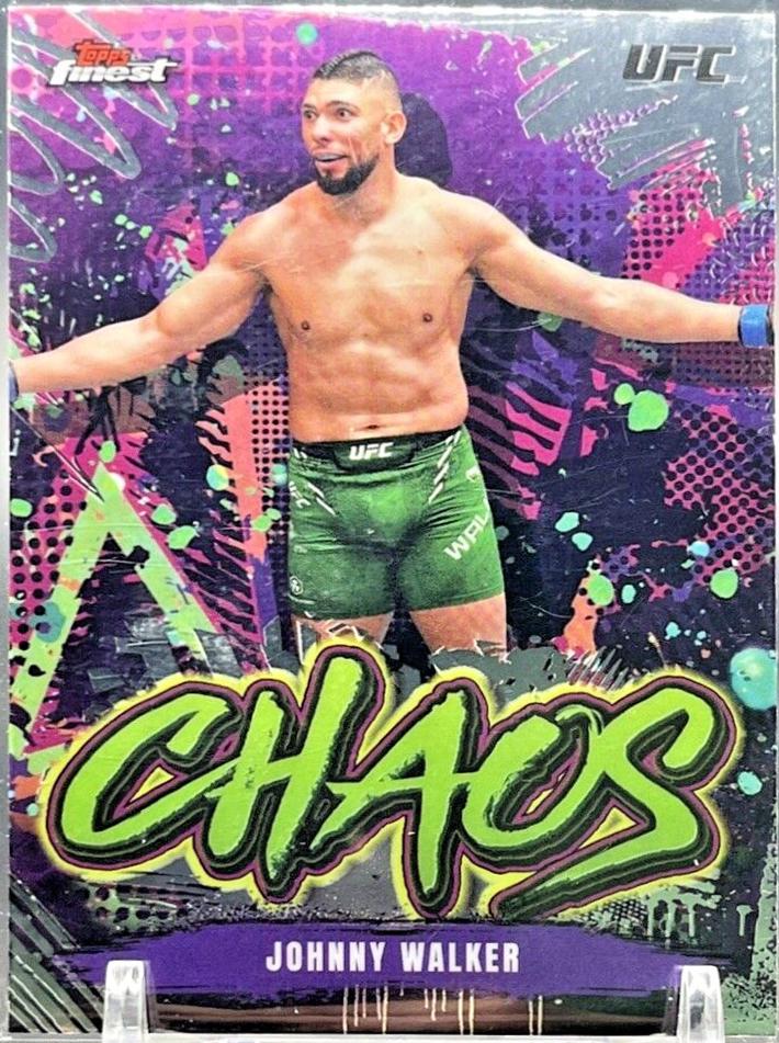 Johnny Walker #CHA-23 Prices | 2024 Topps Finest UFC Chaos | UFC Cards
