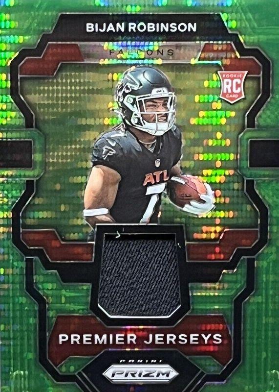 Bijan Robinson [Neon Green Pulsar] #PJ-BR Prices [Rookie] | 2023 Panini ...