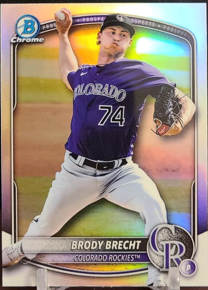 Brody Brecht [Refractor] #BDC-143 Prices | 2025 Bowman Draft Chrome ...