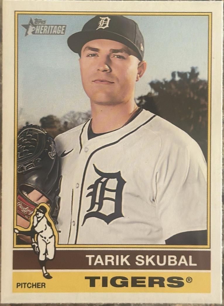 Tarik Skubal [Flip Stock] #116 Prices | 2025 Topps Heritage | Baseball ...
