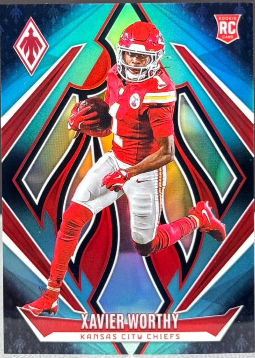 Xavier Worthy [Teal Fade] #250 Prices | 2024 Panini Phoenix | Football ...